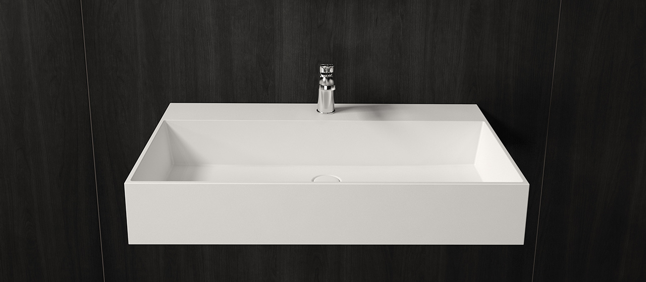 Smart+ wall-mounted washbasin 80 - KniefCo